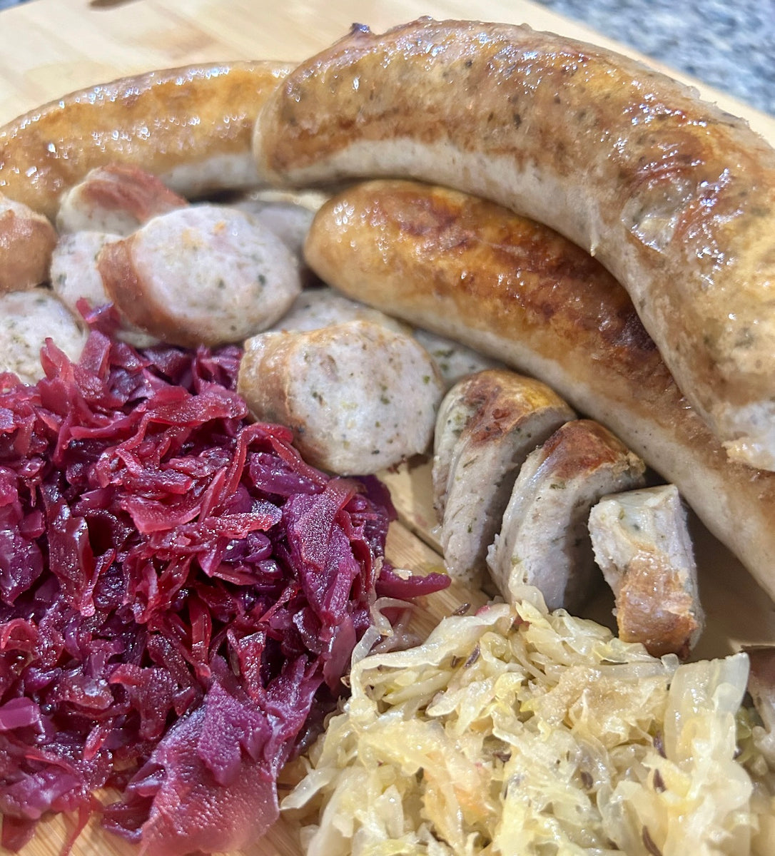 German Style Cooked / Nürnberger Style Bratwurst Combo Pack (6lb ...